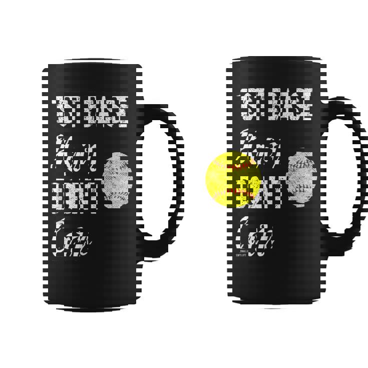 Fastpitch Softball First Base Graphic Print Coffee Mug - Monsterry