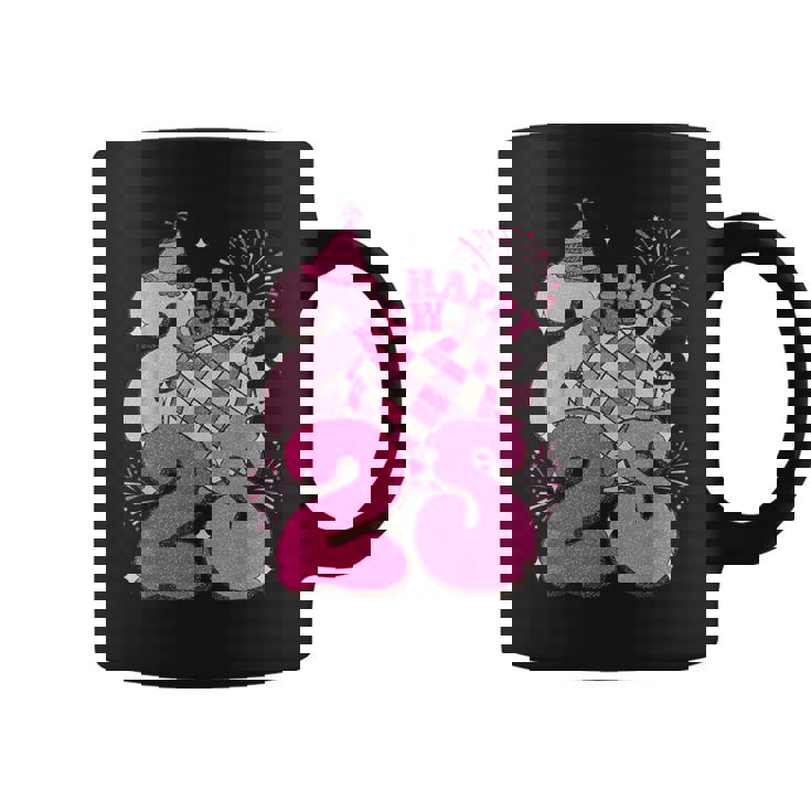 Happy New Year 2025 New Years Eve Party Countdown Fireworks Coffee Mug ...