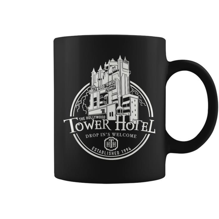 Hollywood Tower Hotel Theme Park Ride Drop In's Welcome Coffee Mug ...