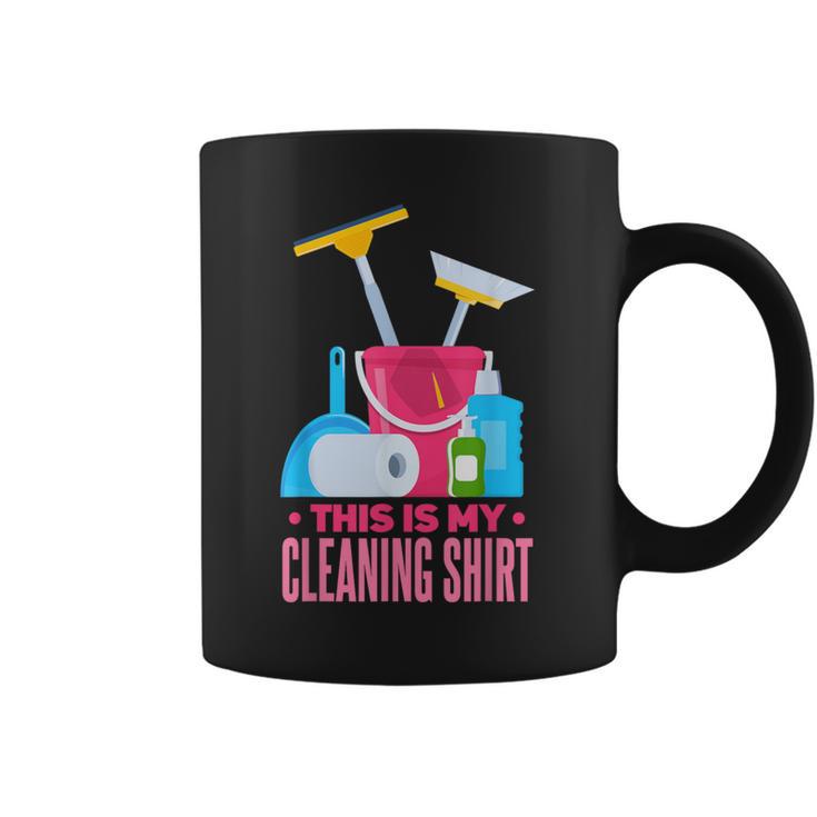 Housekeeping Cleaning Lady Humor Cleaning Graphic Print Coffee Mug ...