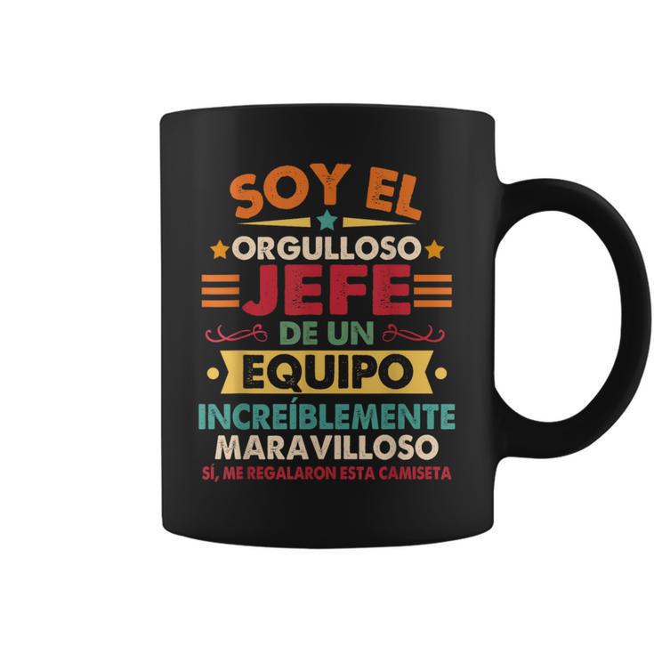 Jefe Orgulloso Jefe De Un Equipo Increíblemente Maravilloso Taza de ...