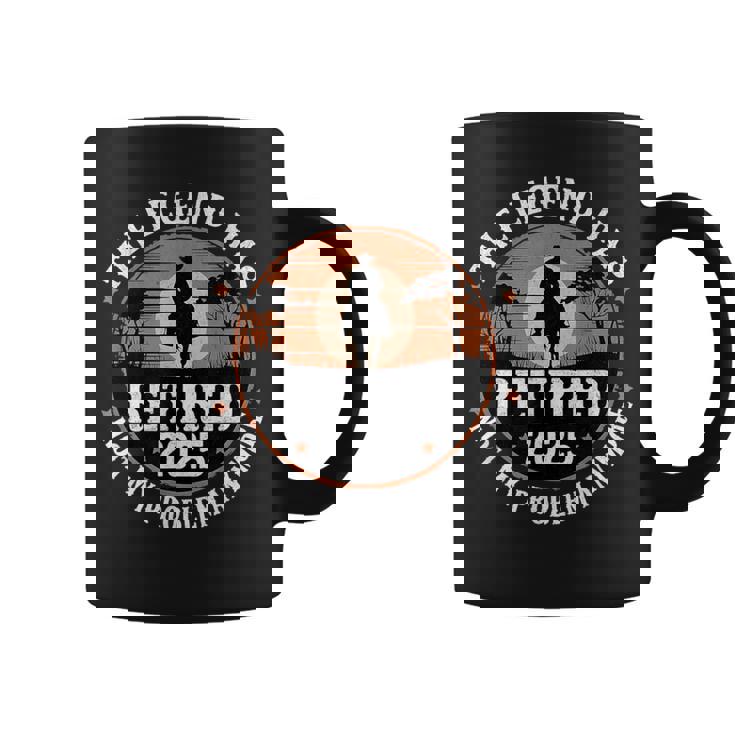 The Legend Has Retired 2025 Not My Problem Anymore Graphic Print Coffee Mug - Monsterry