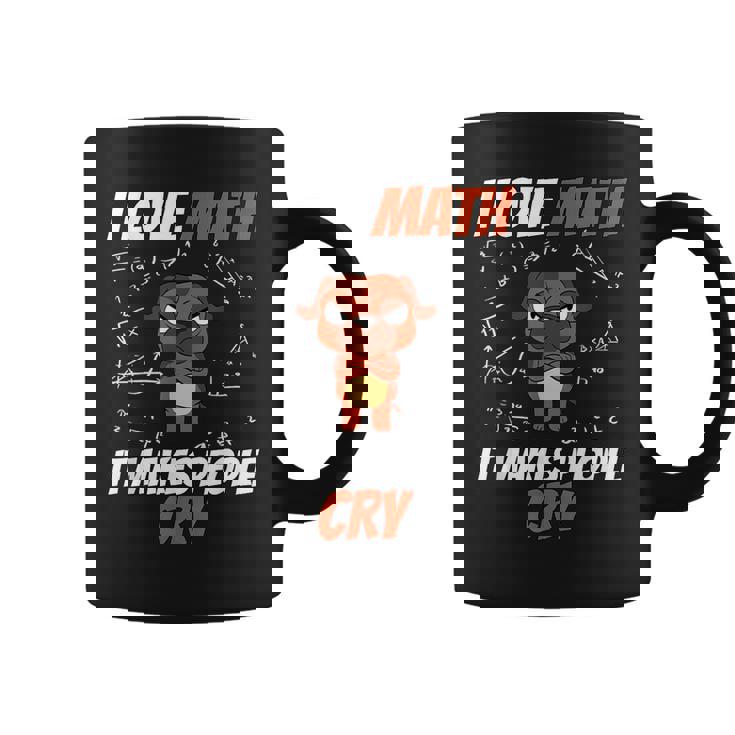 I Love Math It Makes People Cry Math-Teacher Math-Genius Dog Graphic ...