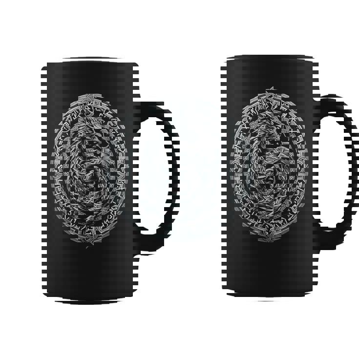 Nordic Dragon Mythical Viking Runes Tribal Celtic Dragon Graphic Print ...