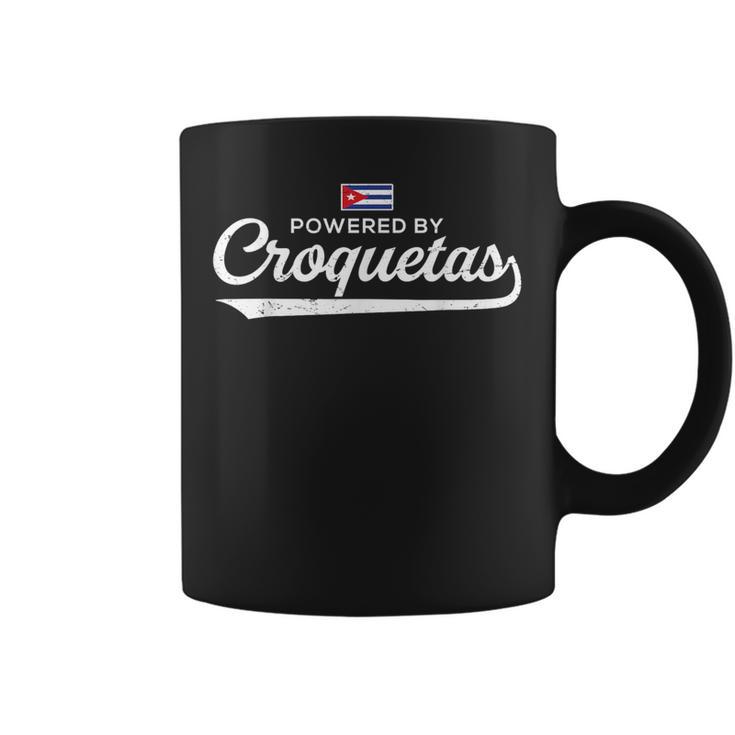Official Hialeah Powered By Croquetas Cuban Flag Graphic Print Coffee ...