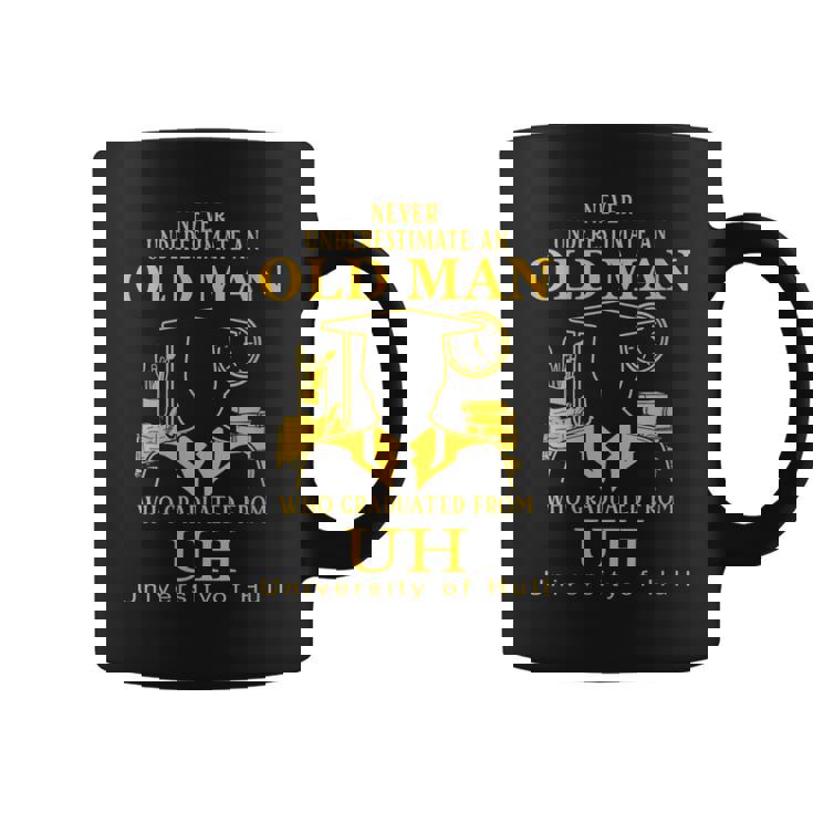 An Old Man Who Graduated From Uh University Of Hull Coffee Mug | Mazezy