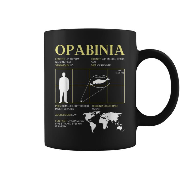Opabinia Extinct Arthropod Paleontology Graphic Print Coffee Mug ...
