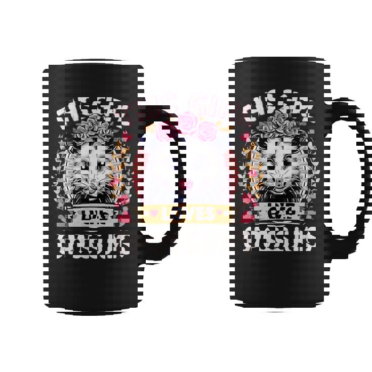 Opossum Girls Opossum Lover Opossums Coffee Mug - Monsterry
