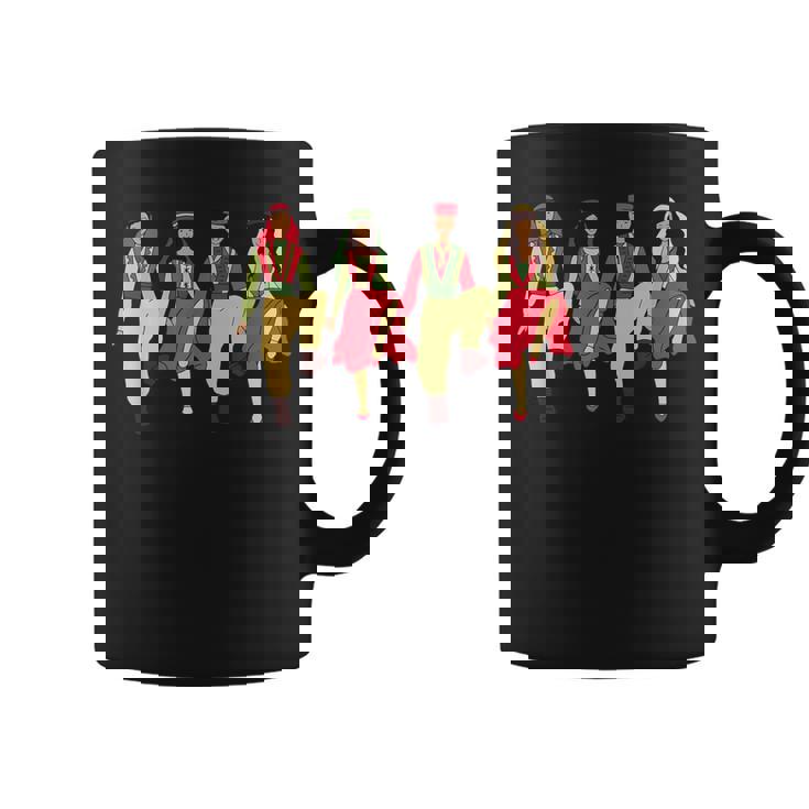 Palestinian Folk Dance Dabkeh Syrian Lebanese Dancers Dabke Graphic ...