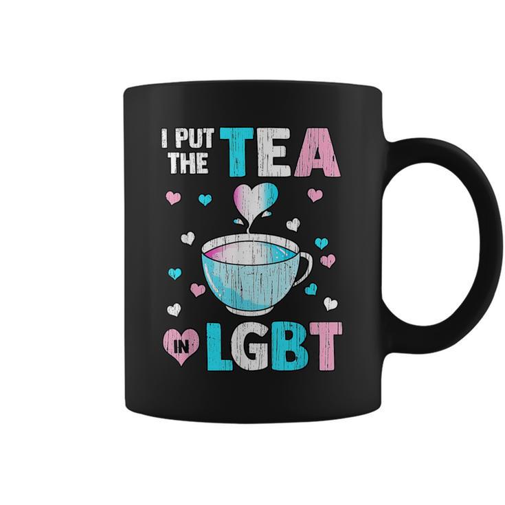I Put The Tea In LGBT Humorous Transgender Tea Pun Graphic Print Coffee ...