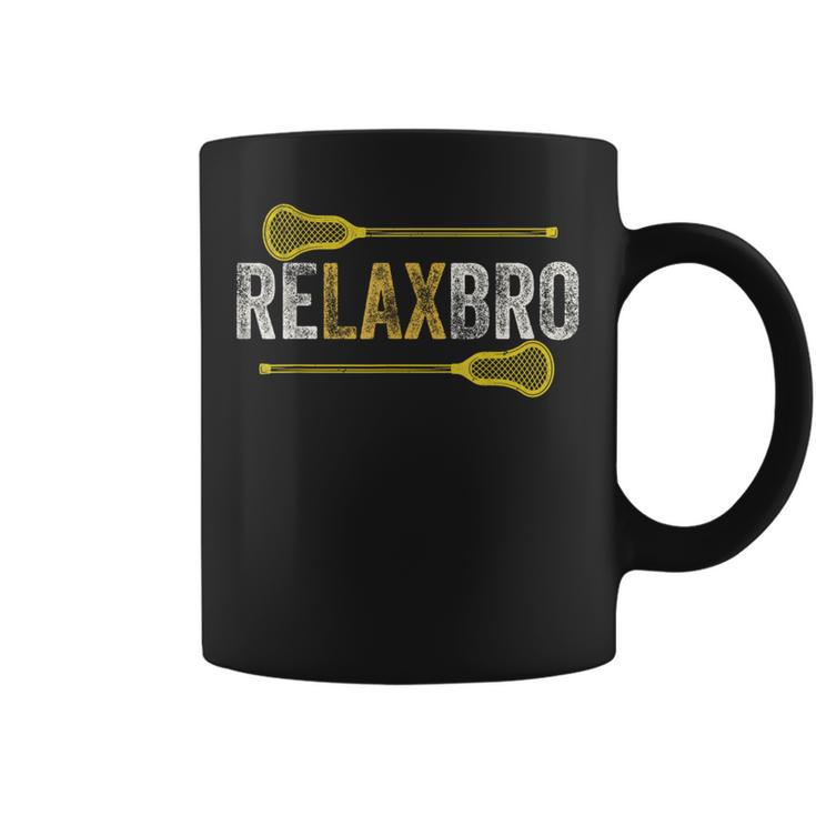 RELAX BRO Lacrosse Player Lax Lover Joke Teen Boys Men Graphic Print ...