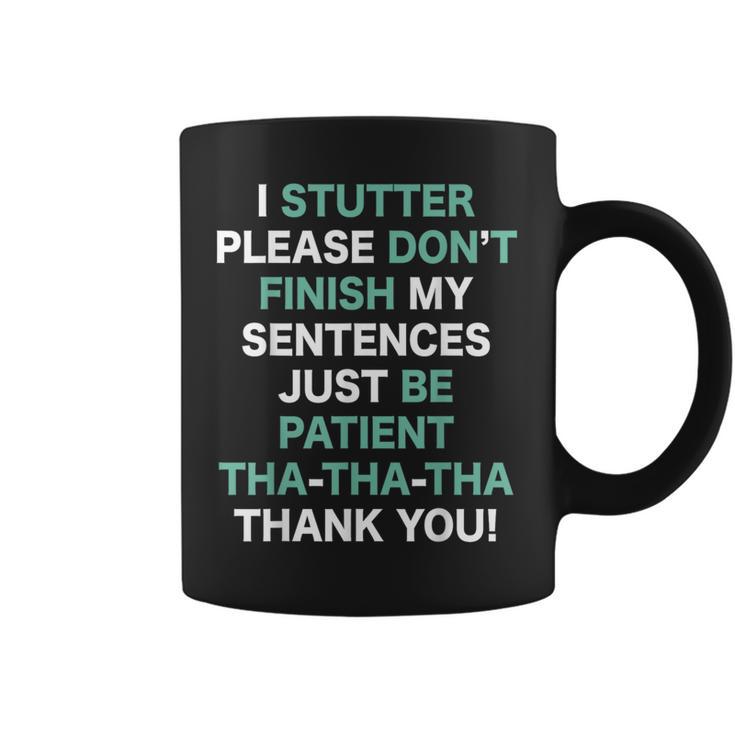 Stutter Stuttering Awareness Please Don't Finish My Sentence Graphic ...