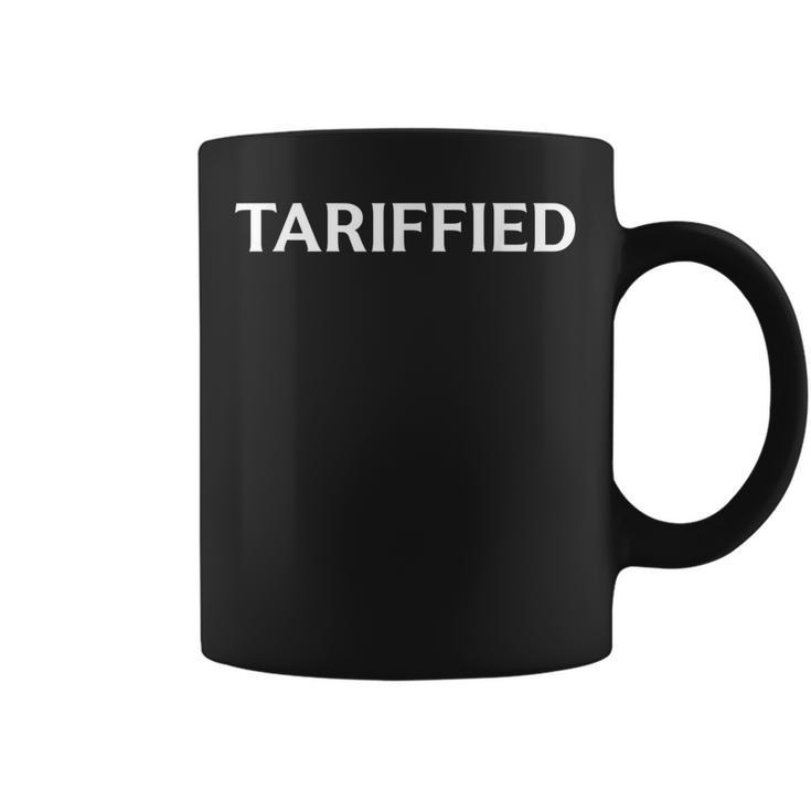 Tariffied Anti-Tariff Economic Nightmare Protest Coffee Mug | Mazezy