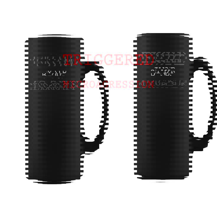 Triggered By Microaggression NPC Outrage Word Political Joke Graphic ...