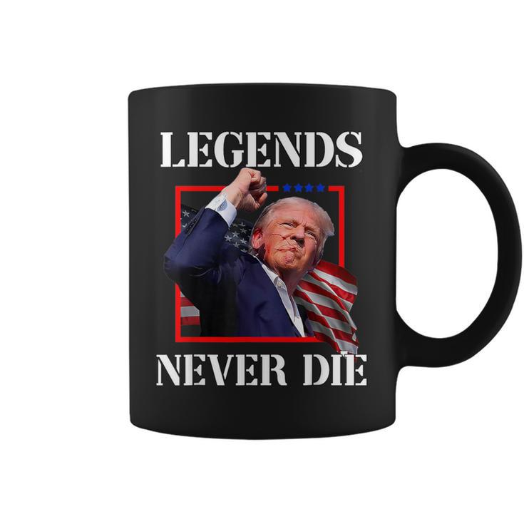 Trump 2024 Legends Never Die Fight Trump Fist Pump Shot Graphic Print ...