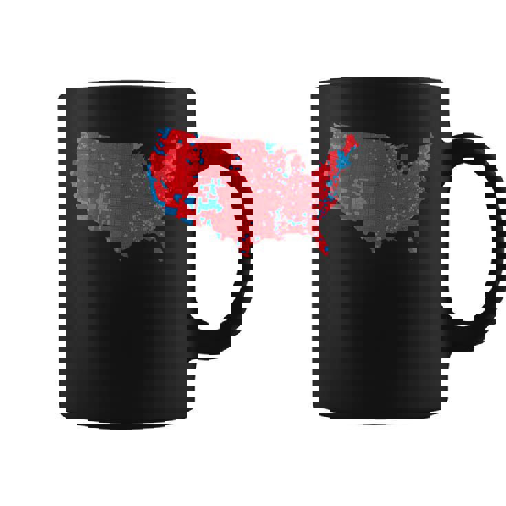 Usa Election Map 2024 President Trump Republican Red States Coffee Mug ...