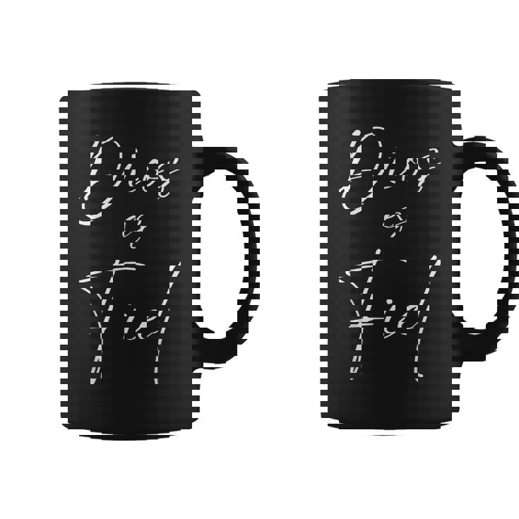 Versículo Bíblico Cristiano En Español Dios Es Fiel Cristianos Taza de café - Regaloses