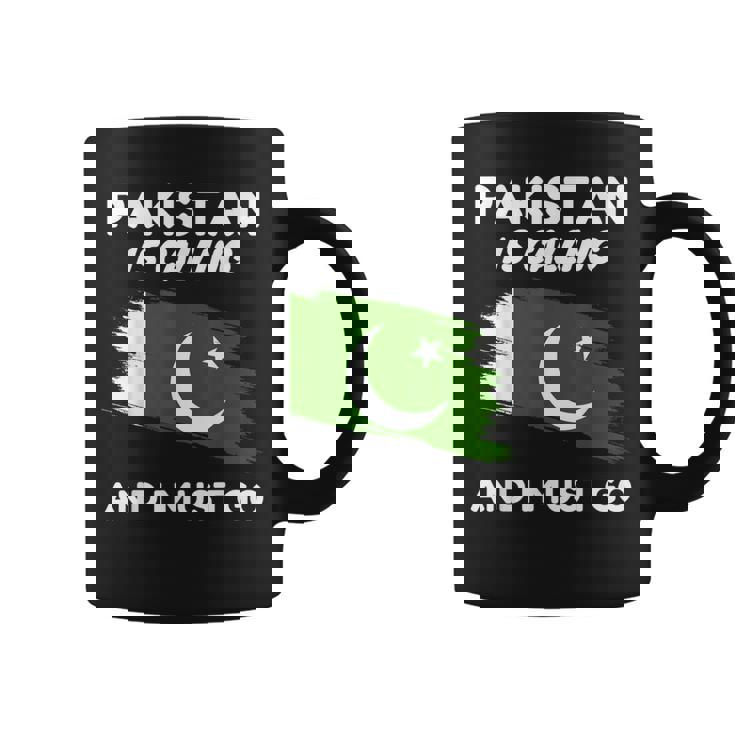 Vintage Pakistan Is Calling I Must Go Pakistan Flag Graphic Print ...