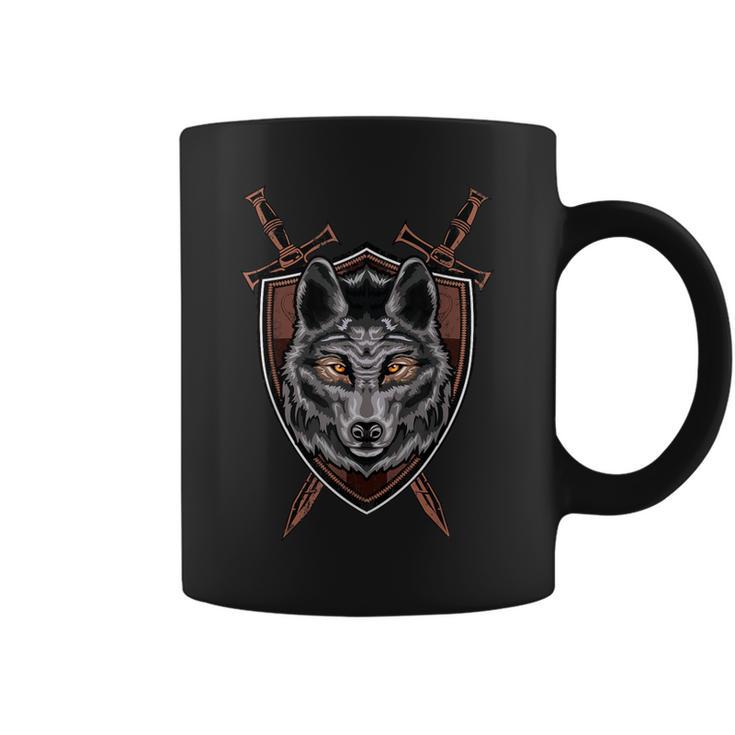 Wolf Sword Shield Renaissance Medieval Knight House Sigil Graphic Print ...