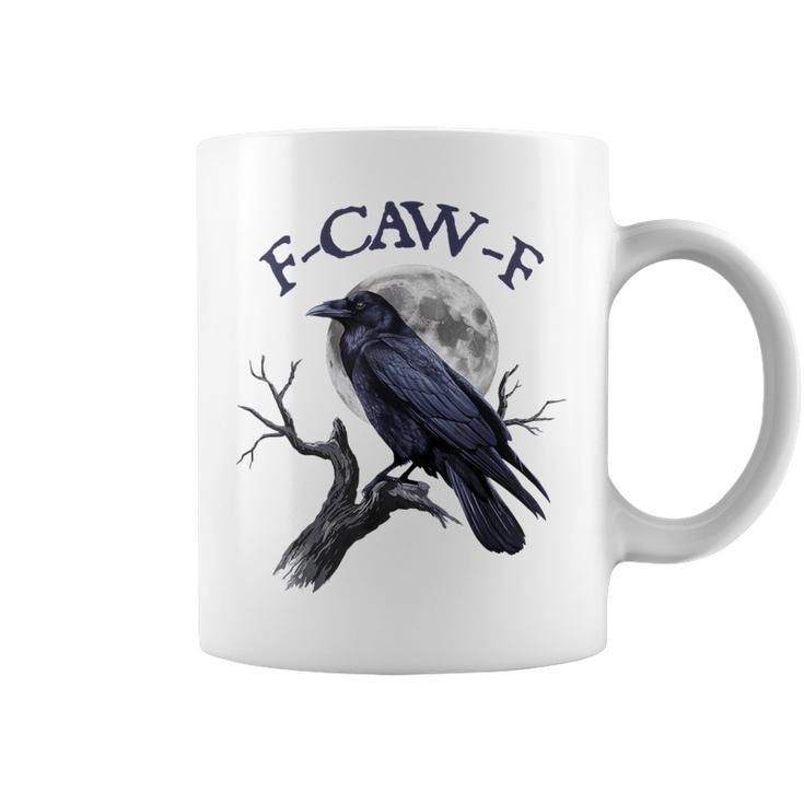 F-Caw-F Black Bird Black Crow Coffee Mug - Thegiftio