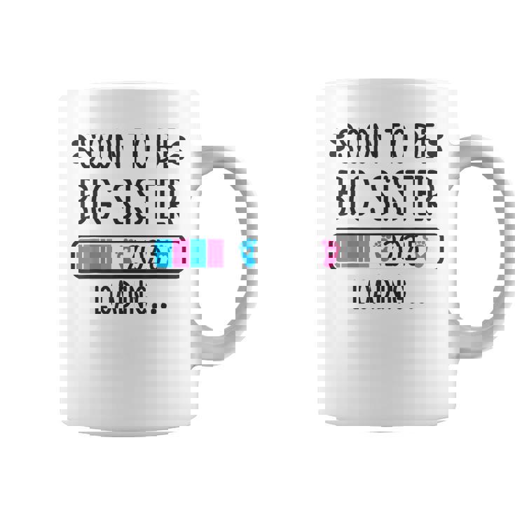 Soon To Be Big Sister 2025 Loading Pregnancy Announcement Graphic Print ...