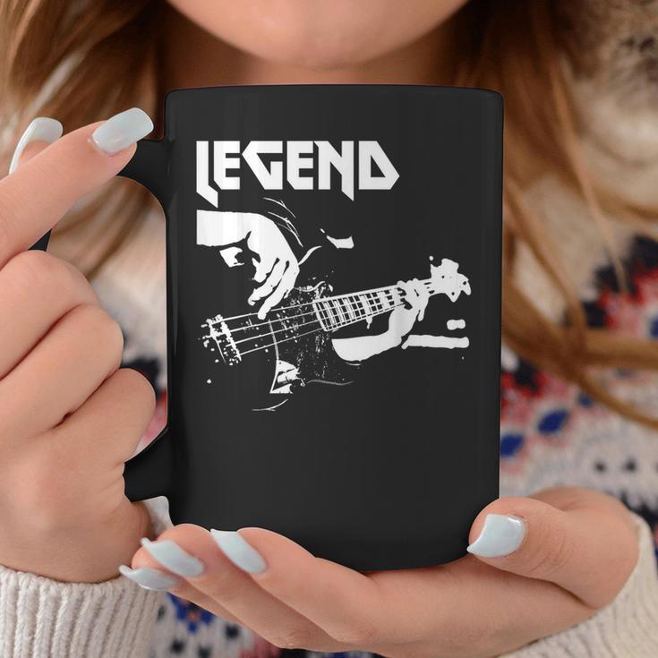 Bass Guitar Legend Bassist Rock Band Graphic Print Coffee Mug - Monsterry