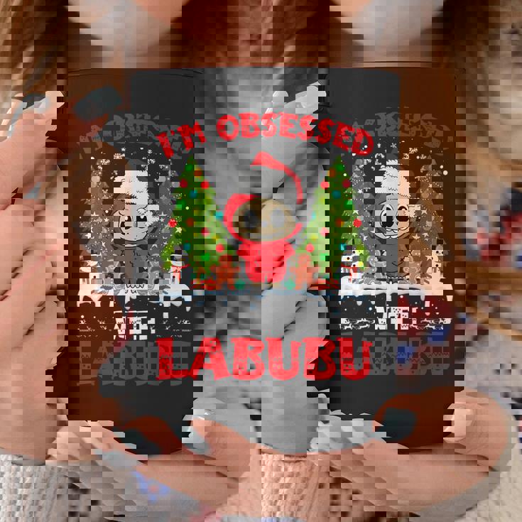 Christmas I’m Obsessed With Labubu Feral Labubu Xmas Graphic Print ...