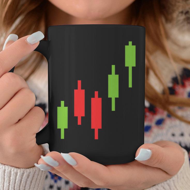 Day Trader Wall Street Stock Market Simple Candlestick Chart Graphic ...