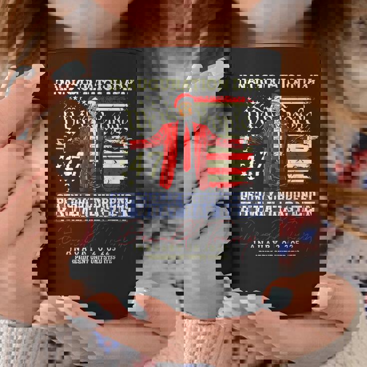 Donald Trump Inauguration Day 2025 47Th President Trump 47 Coffee Mug ...