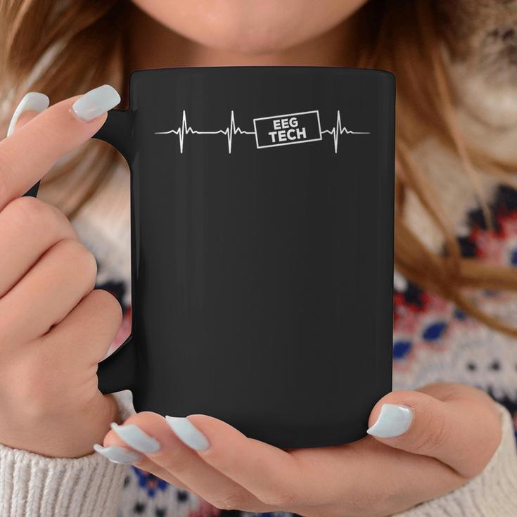 EEG Tech Heatbeat Neurodiagnostic Analysis Graphic Print Coffee Mug ...