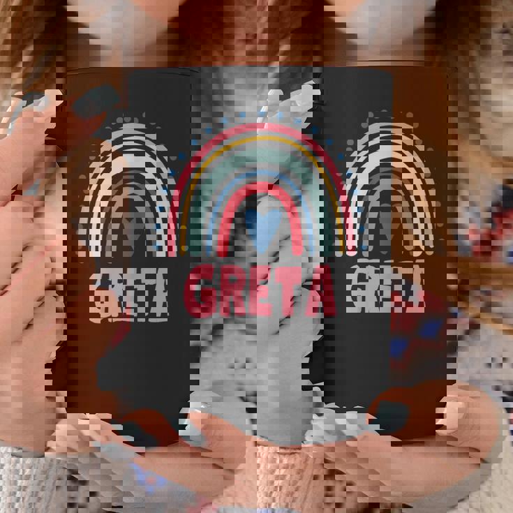 Fiesta De Cumpleaños Rosa De Greta Name Custom Woman Myth Legend Taza de café - Regaloses