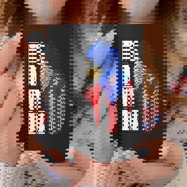 Filipino And Puerto Rican DNA Mix Flag Heritage Graphic Print Coffee ...