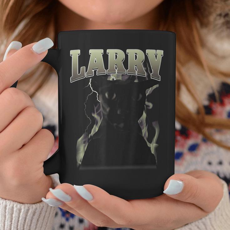 Evil Larry Cat Dank Brainrot Meme Coffee Mug - Thegiftio