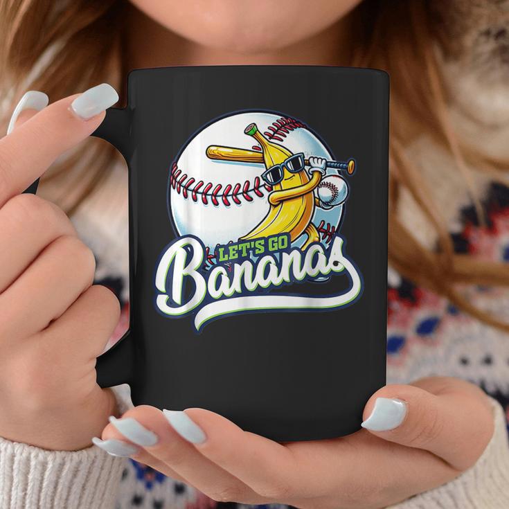 Let's Go Bananas Cute Banana Lover Coffee Mug | Mazezy