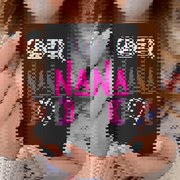 Gamer Nana Grandma Plays Video Game Mimi Gaming Women Graphic Print ...