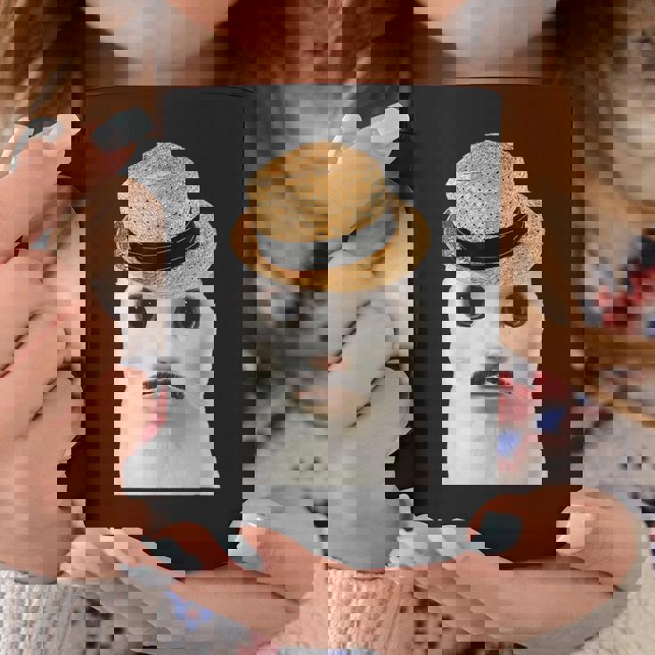 Goofy Ahh Cat Meme Dank Cursed Weirdcore Cringey Banana Cat Taza de ...