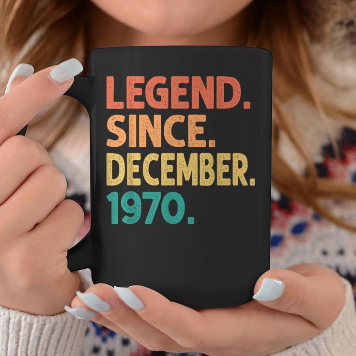 Legend Since December 1970 Men Women Vintage 1970 Birthday Graphic ...
