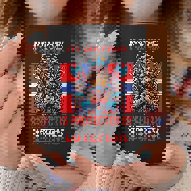 Lutefisk Fish Six Pack Fitness Humor Graphic Print Coffee Mug - Monsterry