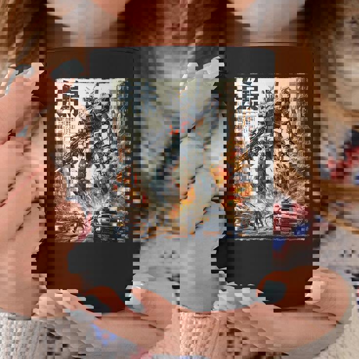 Mech Assault Futuristic Urban Warfare Japanese Battle Art Graphic Print ...