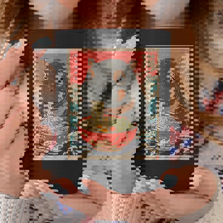 Moo-Deng Ramen Japanese Vintage Moo Deng Japanese Noodles Coffee Mug ...