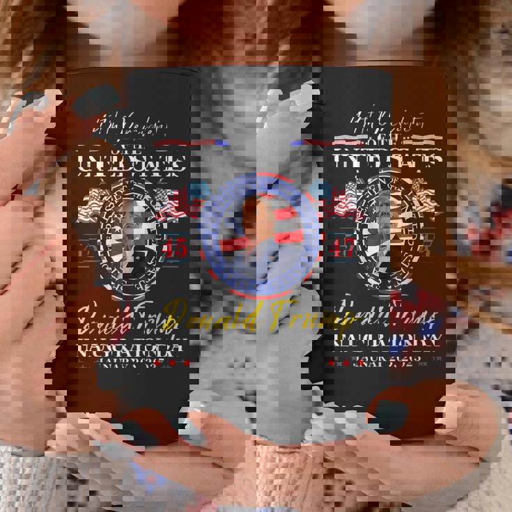 President Donald Trump Inauguration Day 2025 47Th Usa Flag Coffee Mug ...