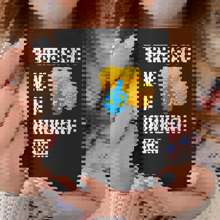 There Is No We In Hanukkah Gelt Dreidel Champ Menorah Latkes Coffee Mug ...