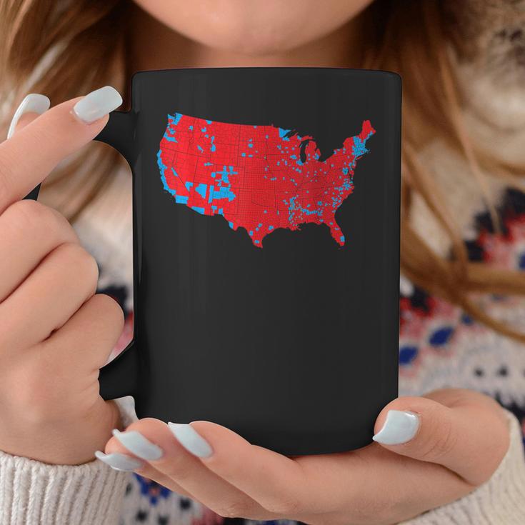 Usa Election Map 2024 President Trump Republican Red States Coffee Mug ...