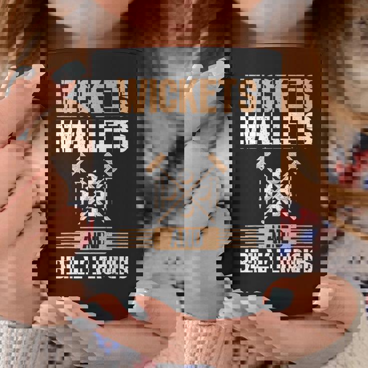 Wickets Mallets And Belly Laughs Croquet Graphic Print Coffee Mug ...