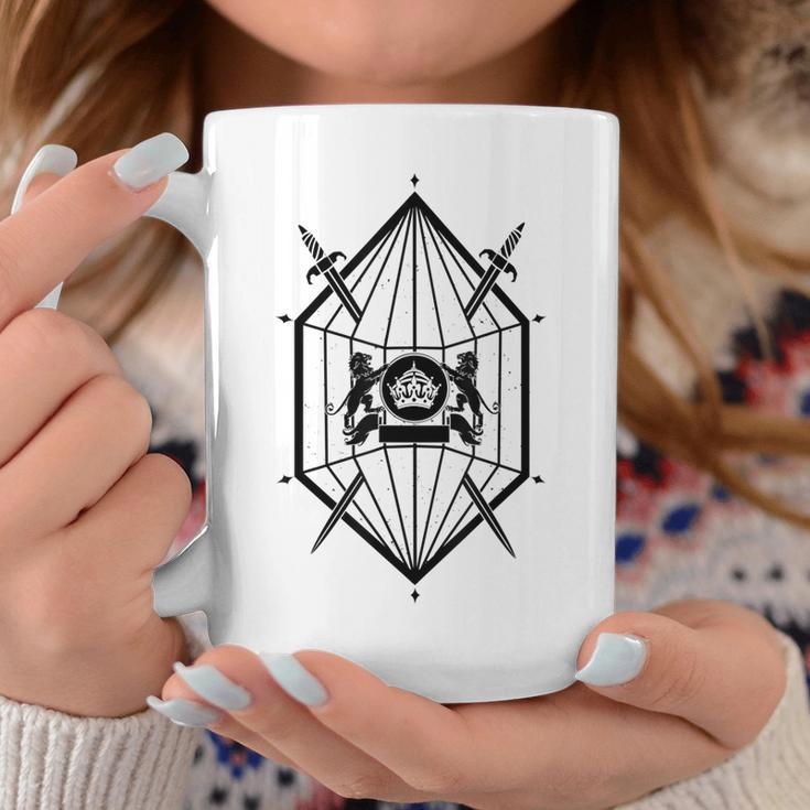 Crown The Empire Sacred Geometry Gothic Symbols Graphic Print Coffee ...