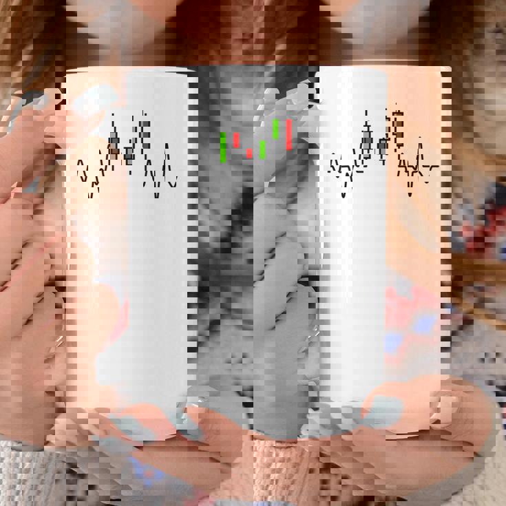 Forex Or Stock Trader Candlestick Chart Heartbeat Graph Graphic Print ...