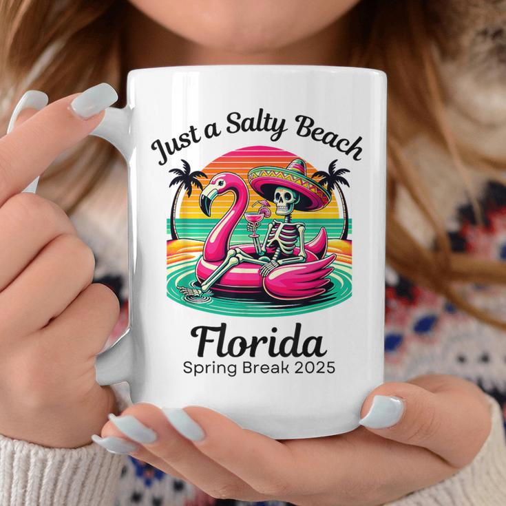 Just A Salty Beach Florida Spring Break 2025 Graphic Print Coffee Mug ...