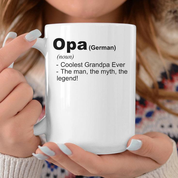 Opa German Noun Coolest Grandpa Ever The Man The Myth Graphic Print ...