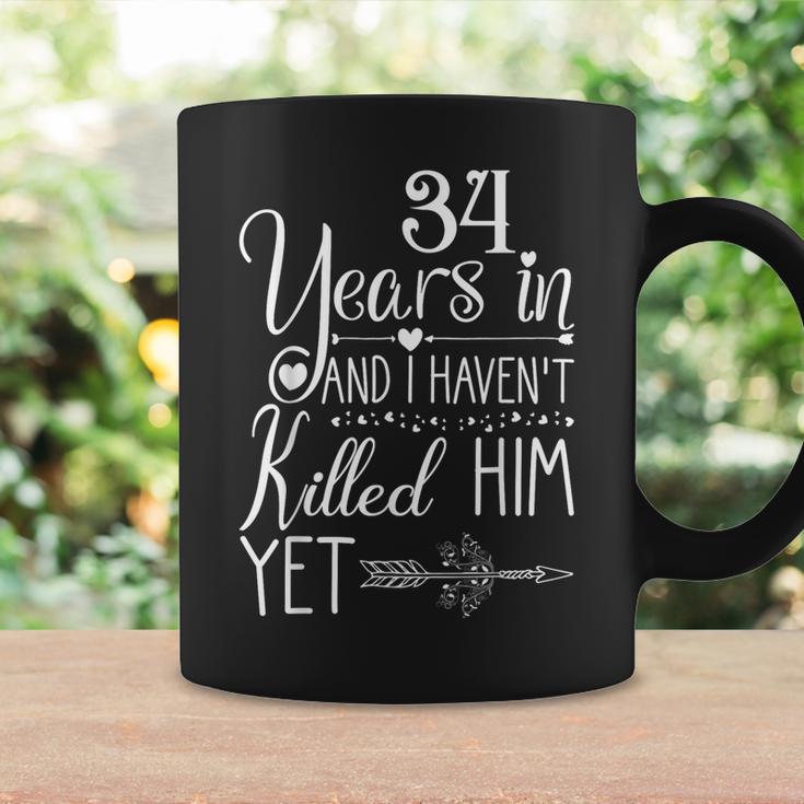 34th Wedding Anniversary For Her Wife Just Married 34 Years Graphic ...
