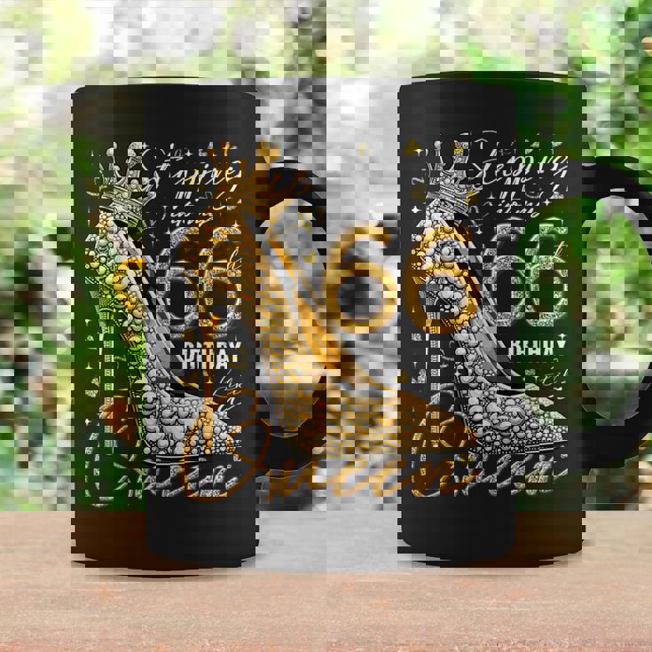 66 Year Old High Heels Stepping Into My 66th Birthday Graphic Print ...